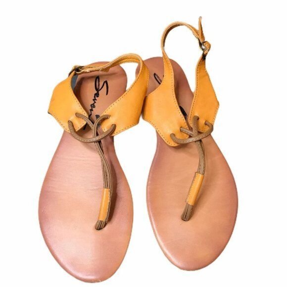 Seven7 | Shoes | Seven7 Womens Kello Boho Vegan Sandal Heeled Sz 8 ...